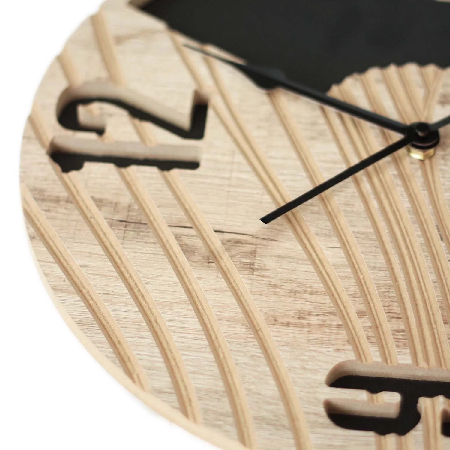 STYLER Zegar 3D CLOCK RYAN CL103 śr. 36 cm brązowo-czarny