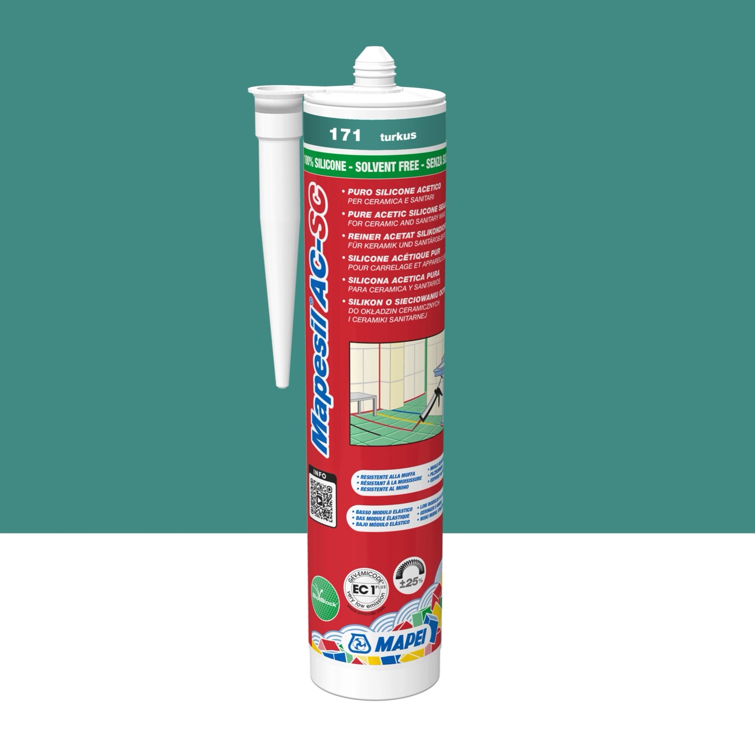 Mapei Silikon Mapesil Ac 171 turkus 310 ml kupuj w OBI