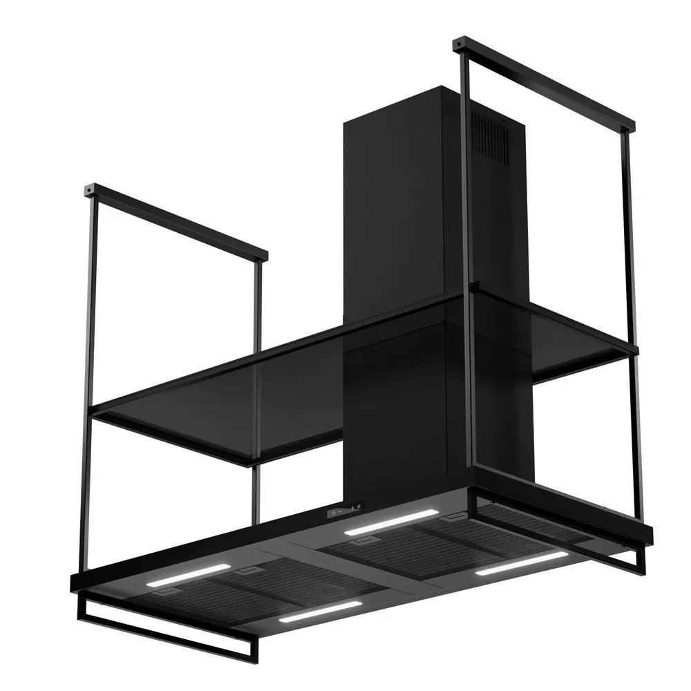 Akpo Okap wyspowy Lungo czarny 120 cm kupuj w OBI