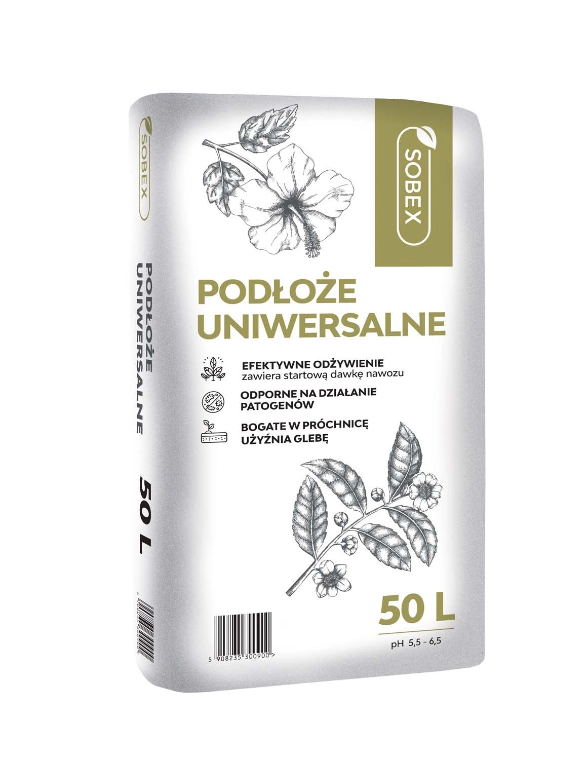 Sobex Podłoże uniwersalne - 50 l kupuj w OBI