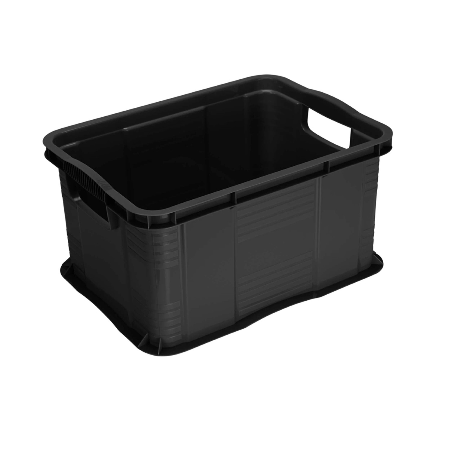 Rotho Pojemnik euro-box AGILO 17,5l 21,5 x 29 x 39 cm czarny kupuj w OBI