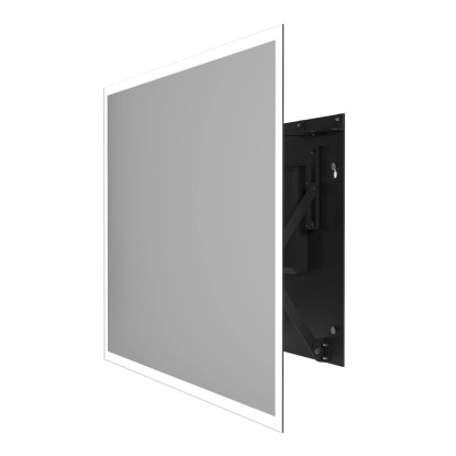 Lustro LED Style Czarne 80x60cm