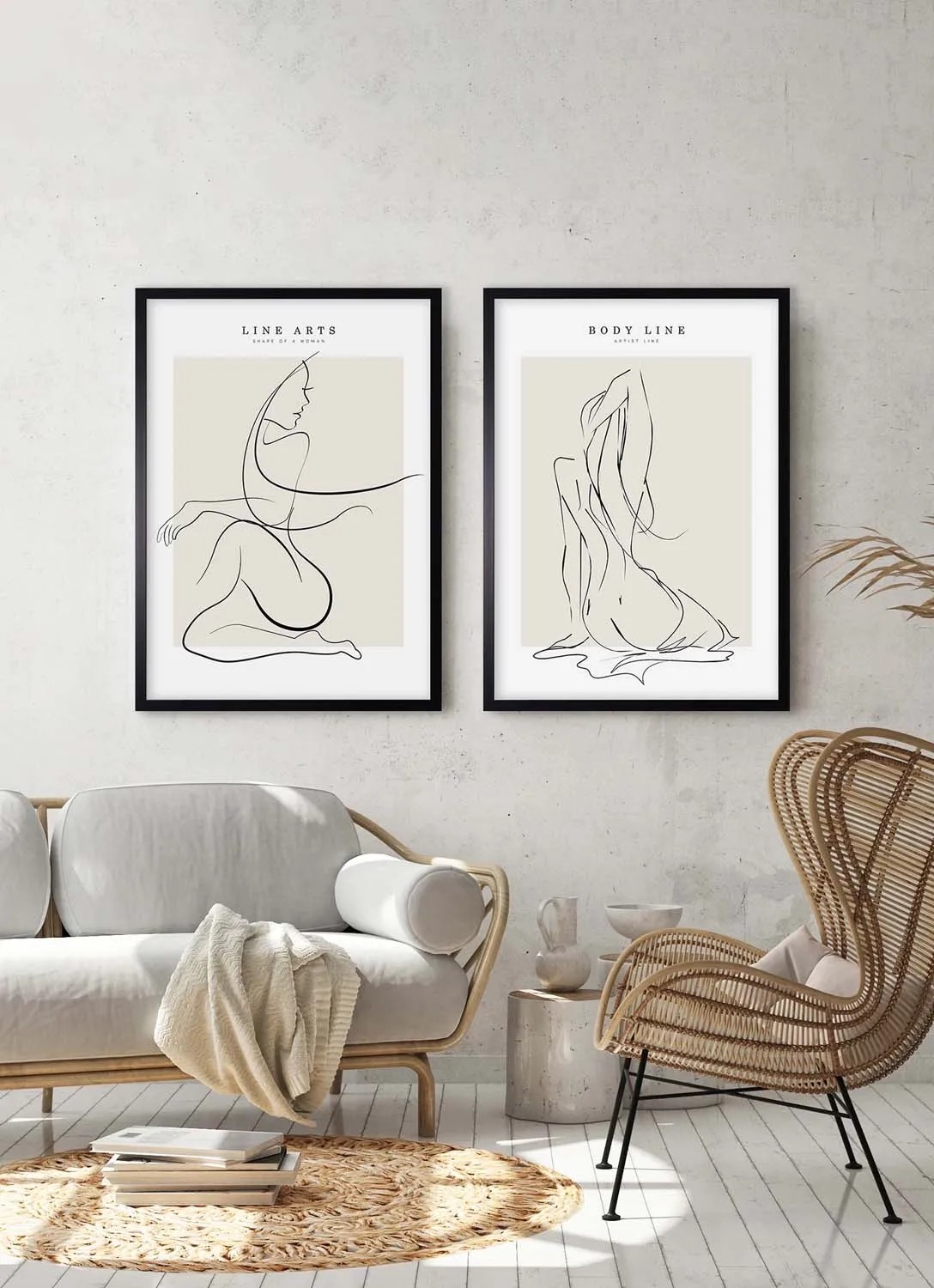 ARS LONGA Obraz WOMAN BODY LINE no.2 53 x 73 cm kupuj w OBI