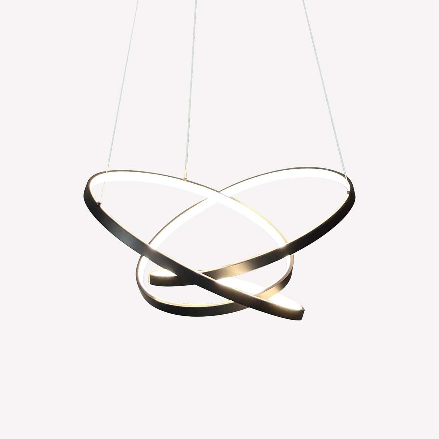 MiLAGRO Lampa wisząca LED EMPOLI 55W 4000K 3300lm czarna kupuj w OBI