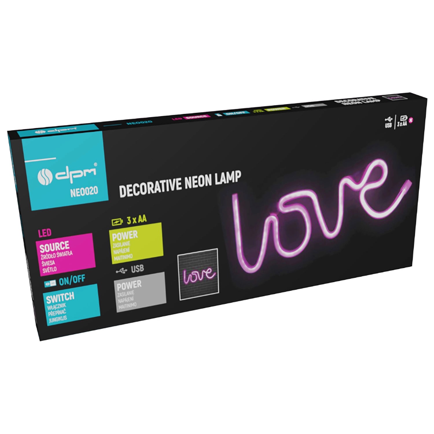 DPM Neon LED Love 34 x 12,5 cm kupuj w OBI