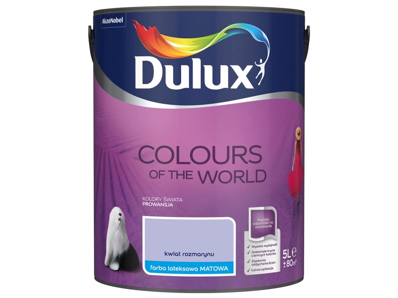 Farba Dulux Kolory Świata kwiat rozmarynu 5 l kupuj w OBI