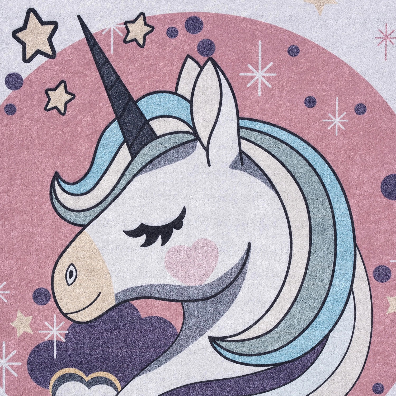 Uniglob Dywan dziecięcy UNICORN 80 x 140 cm multikolor kupuj w OBI