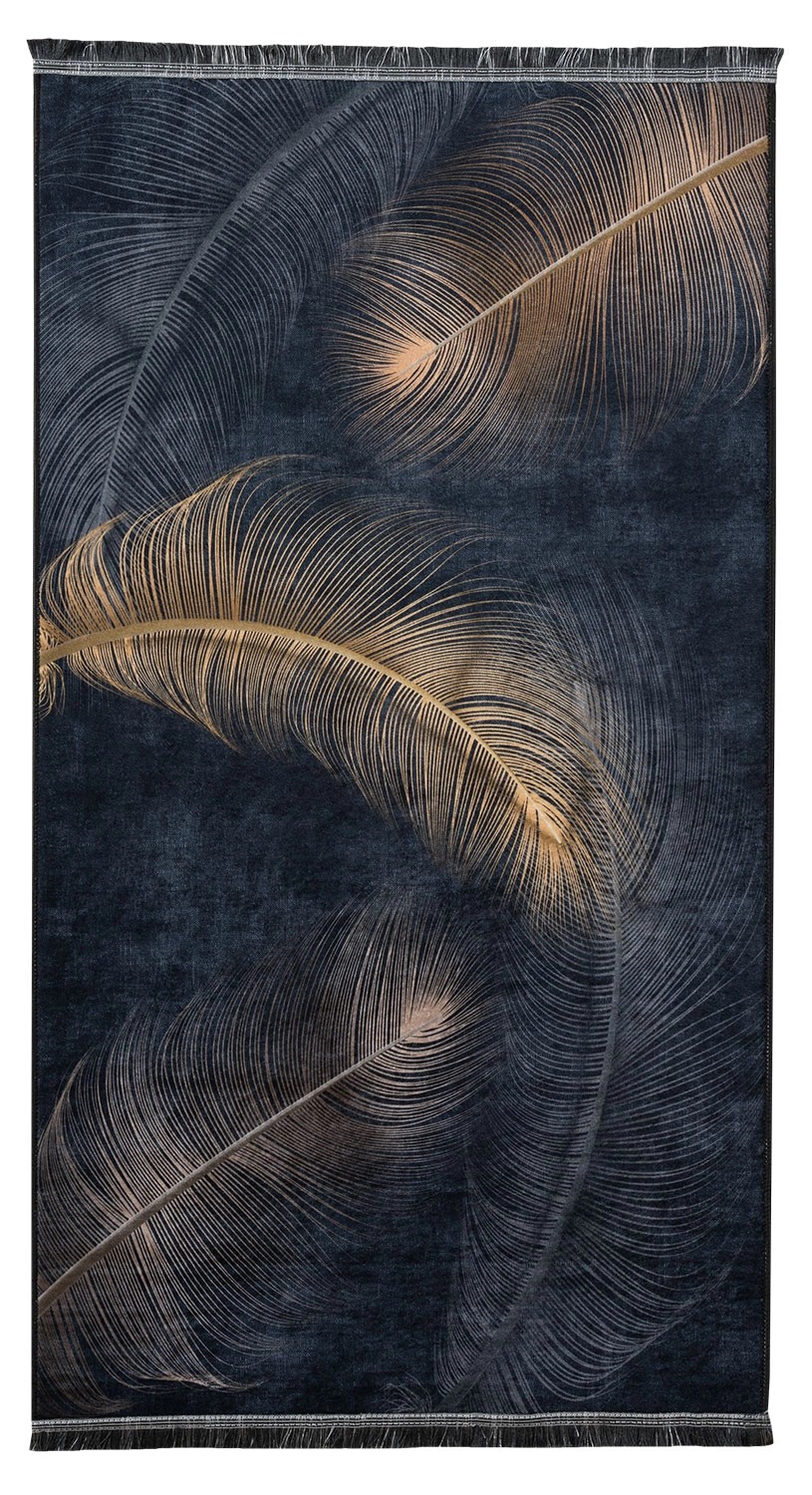 Uniglob Dywan drukowany JUKO 120 x 160 cm czarny kupuj w OBI