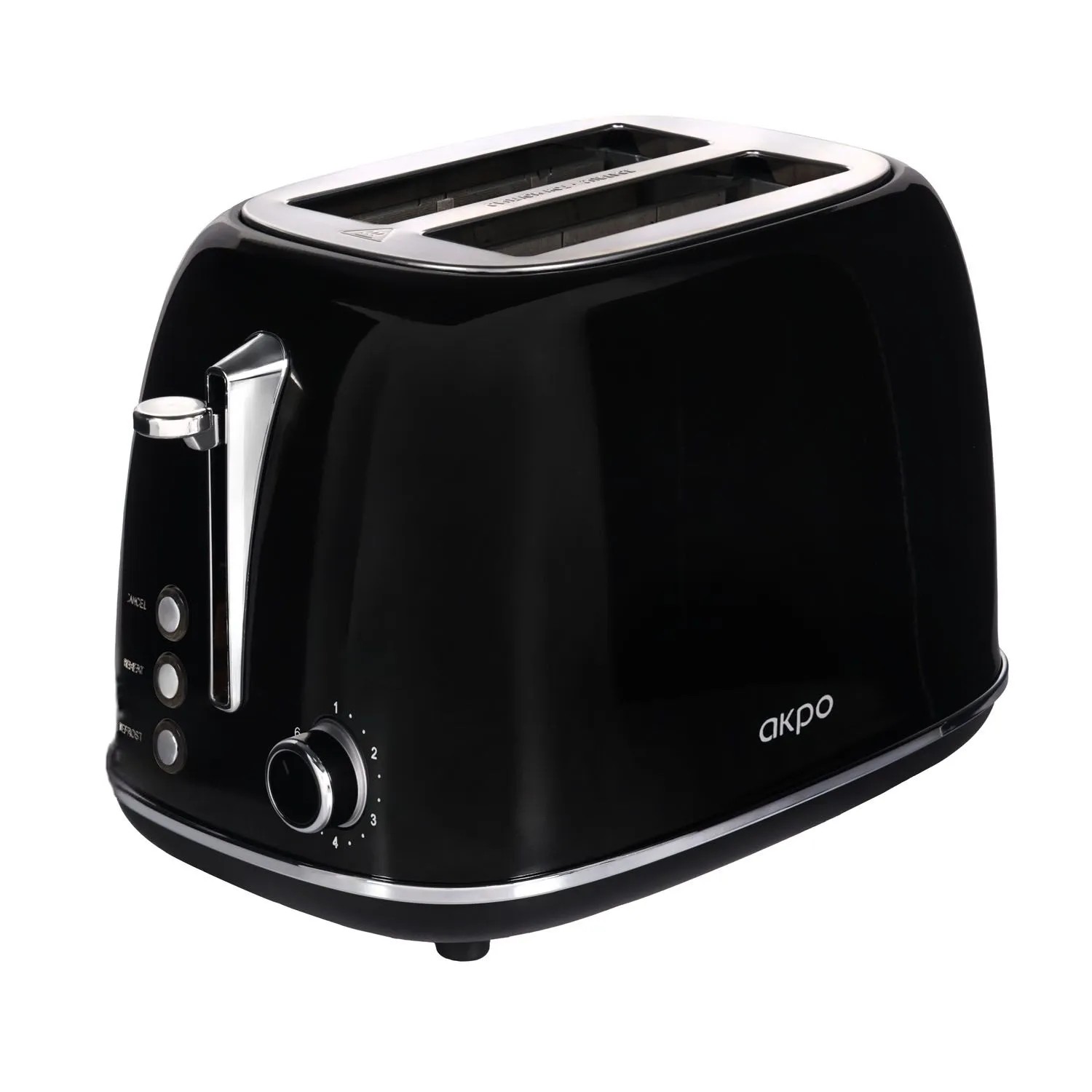 Akpo Toster AHT 510CY czarny retro 815W