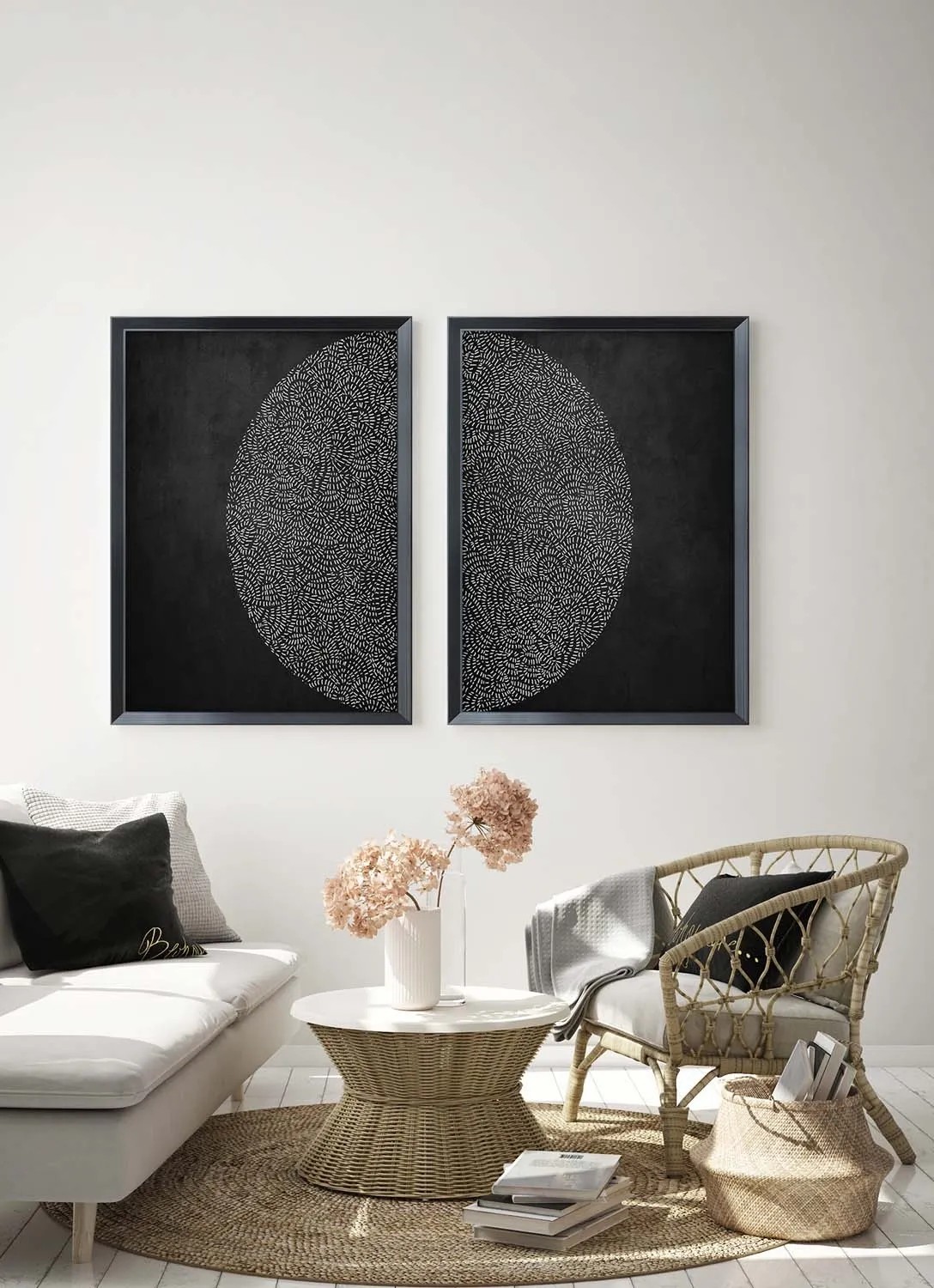 ARS LONGA Obraz BLACK OPIUM no.1 55 x 75 cm