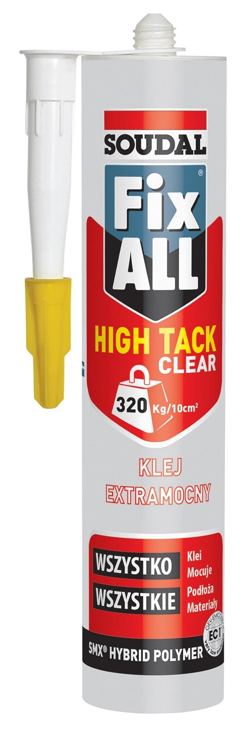 Soudal Uszczelniacz Fix All High Tack Clear 290 ml kupuj w OBI