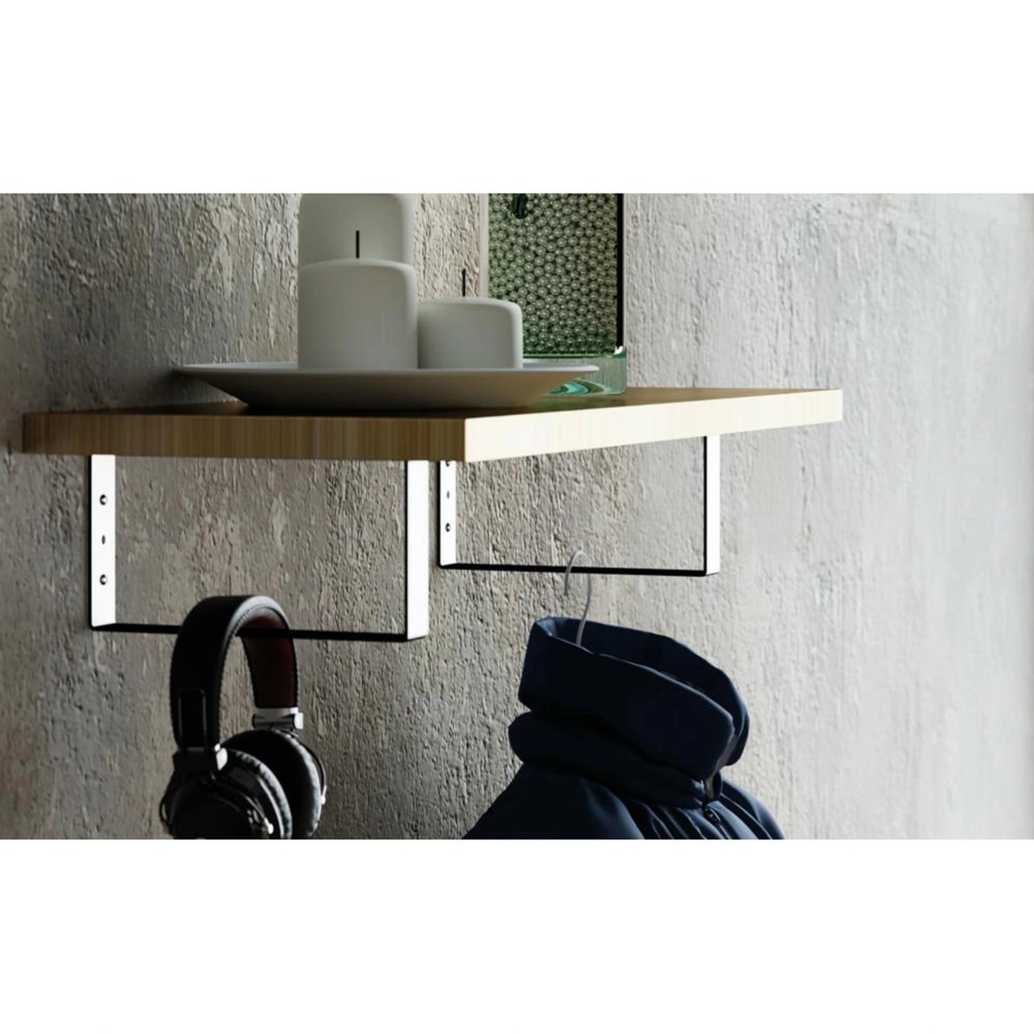 Agas Wspornik do półki model Urban biały 200 mm kupuj w OBI