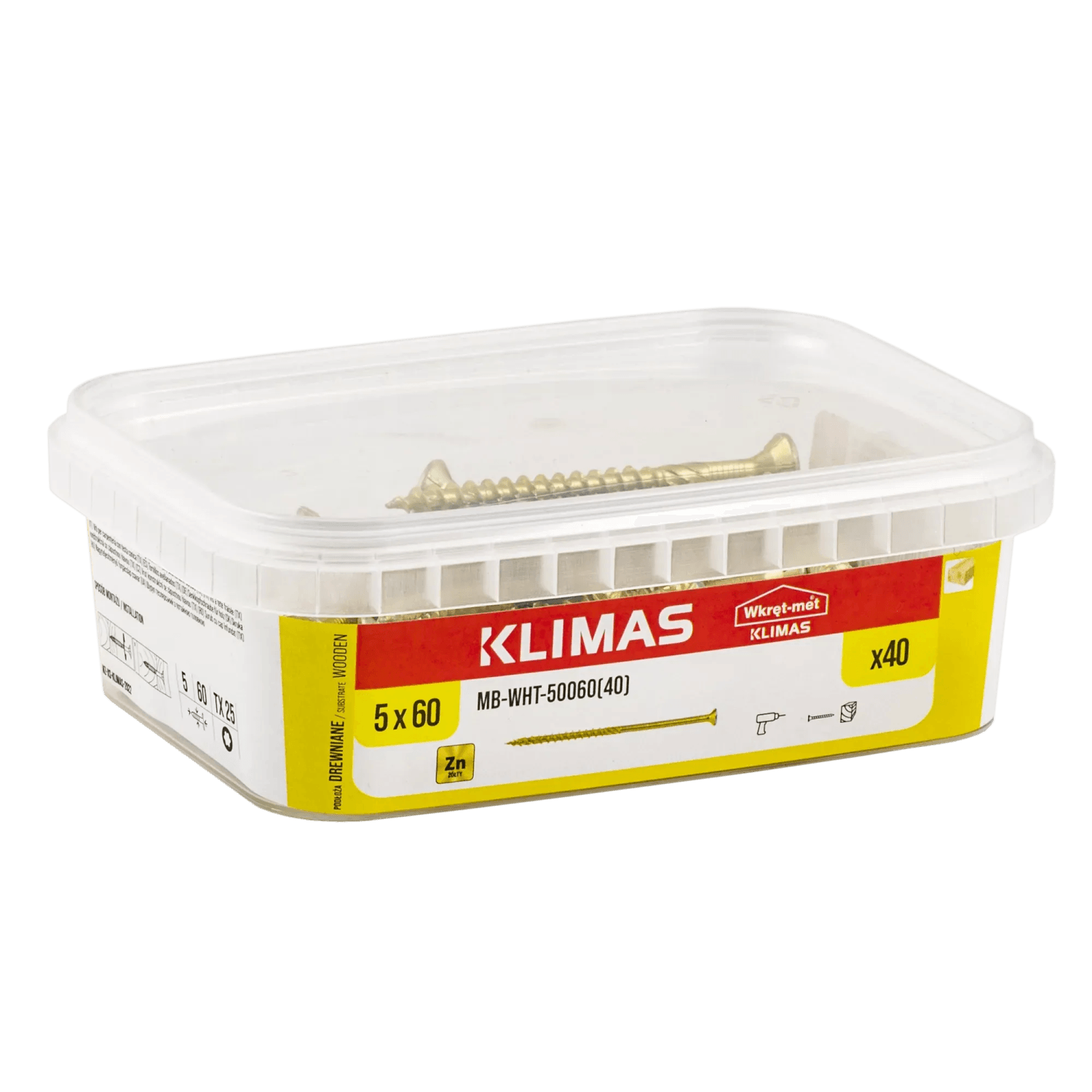 Klimas Wkręt konstrukcyjny z łbem stożkowym torx 5x60 mm kupuj w OBI