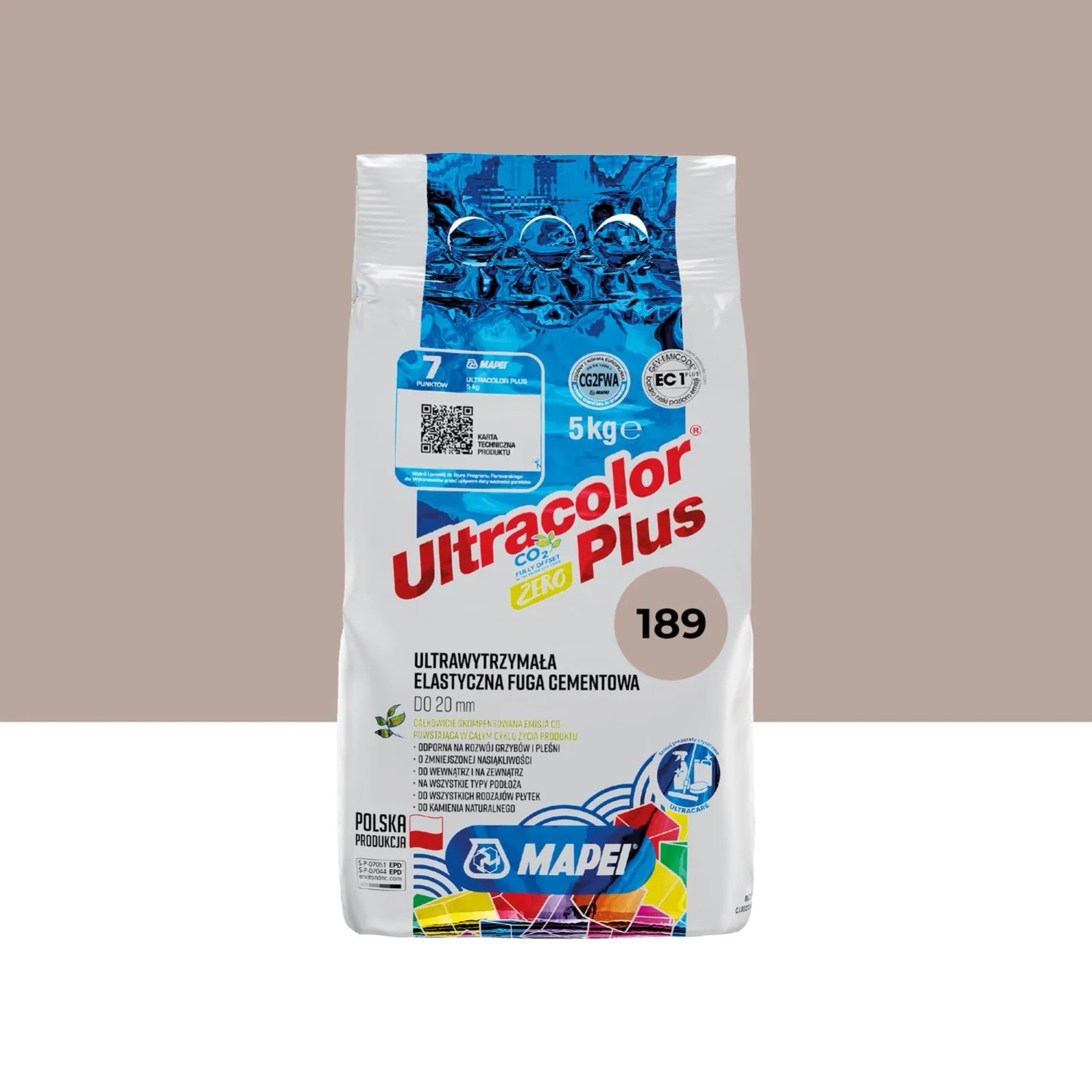 Mapei Fuga elastyczna UltraColor 189 orkisz 5 kg kupuj w OBI