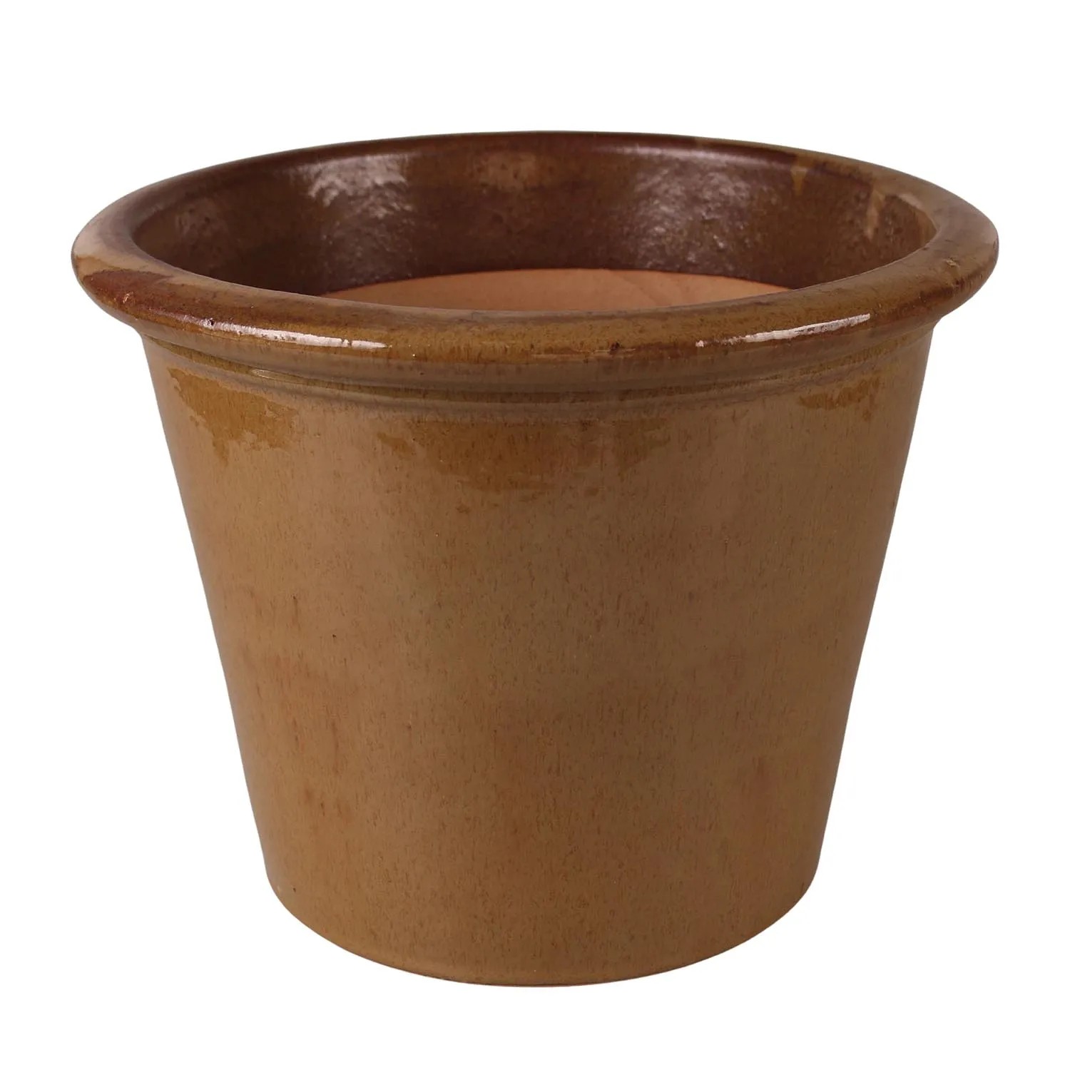 Donica szkliwiona Saxon mocha - 35 x 27 cm kupuj w OBI