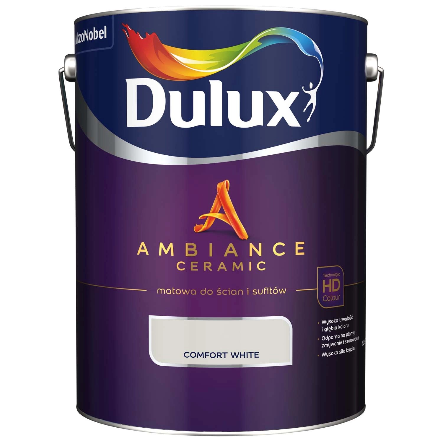 Farba Dulux Ambiance Ceramic comfort white 5l kupuj w OBI