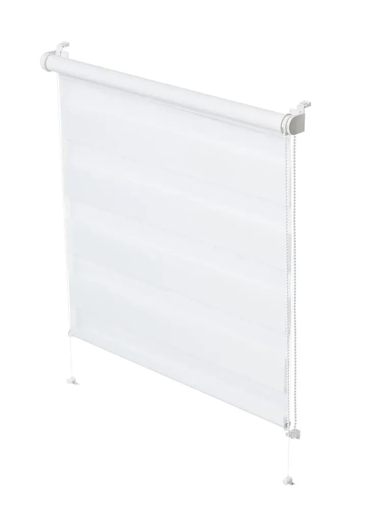 Mini roleta ZEBRA CLASSIC Dzień/Noc biała 105 cm x 150 cm kupuj w OBI