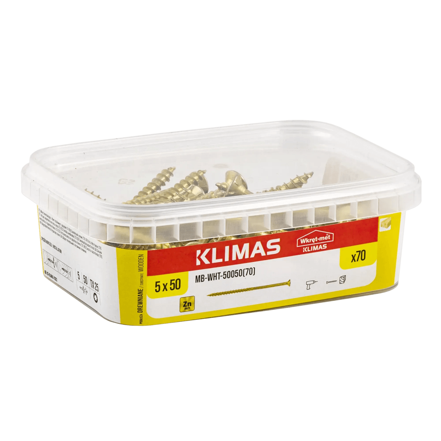 Klimas Wkręt konstrukcyjny z łbem stożkowym torx 5x50 mm kupuj w OBI