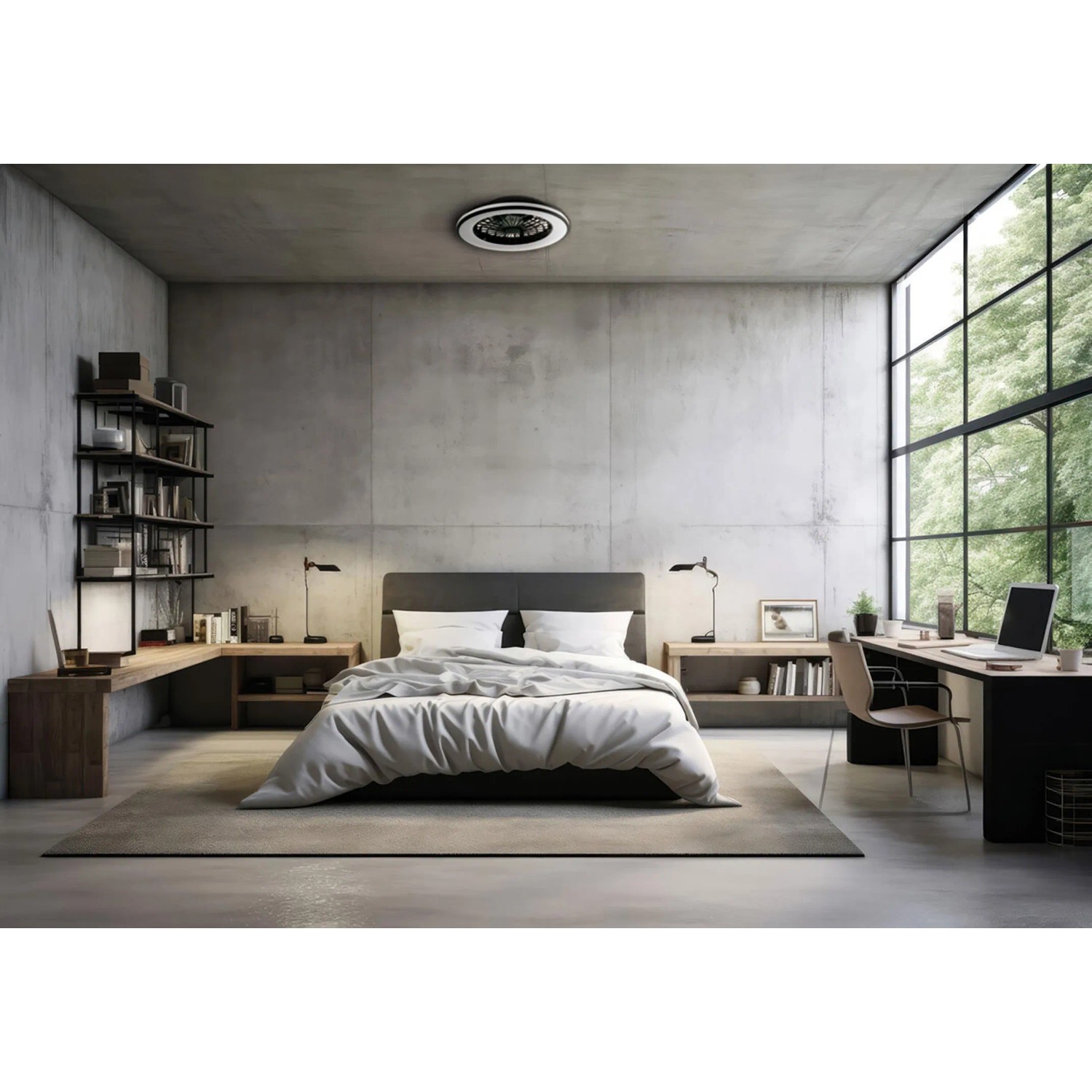 KingBerry Wentylator LED KB ISAFI CCT max. 48W 3000/4000/6500K
