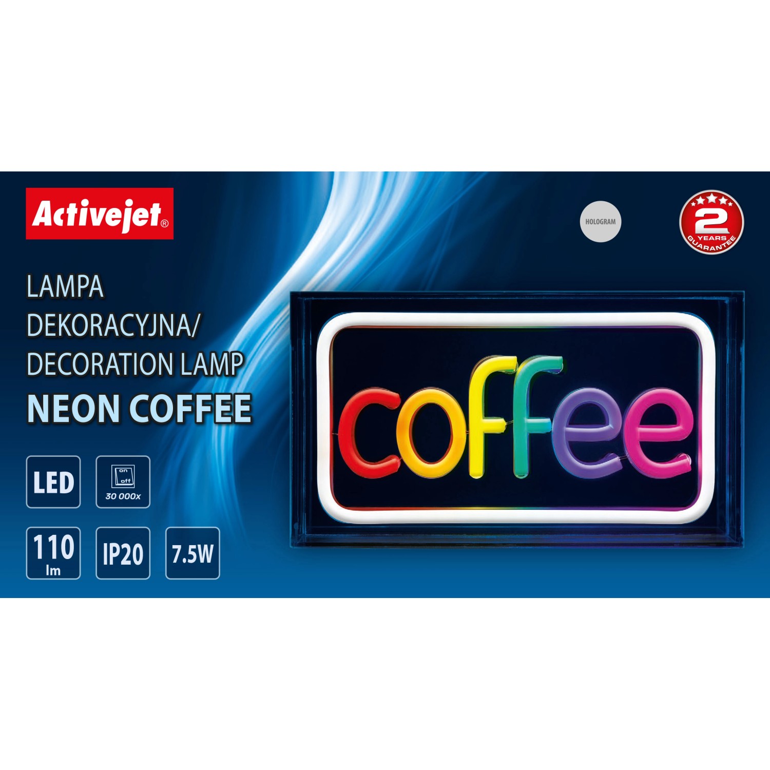 ActiveJet Neon LED COFFEE 7,5W 110lm kupuj w OBI