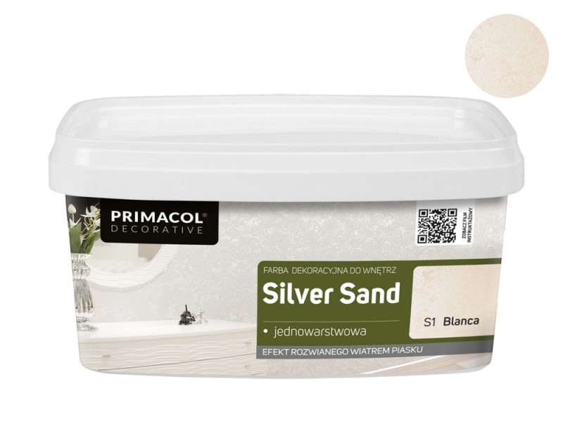 Primacol Farba strukturalna Silver Sand Blanca 1 l kupuj w OBI