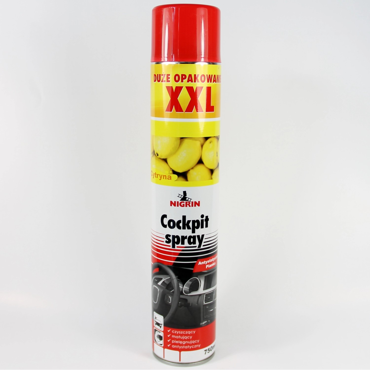 Nigrin Cocpit spray cytryna 750 ml kupuj w OBI
