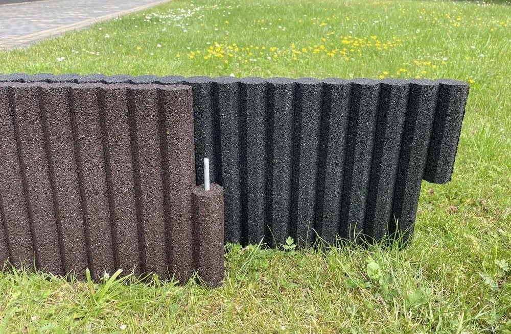 Palisada gumowa czarna - 30 x 80 x 4,5 cm kupuj w OBI