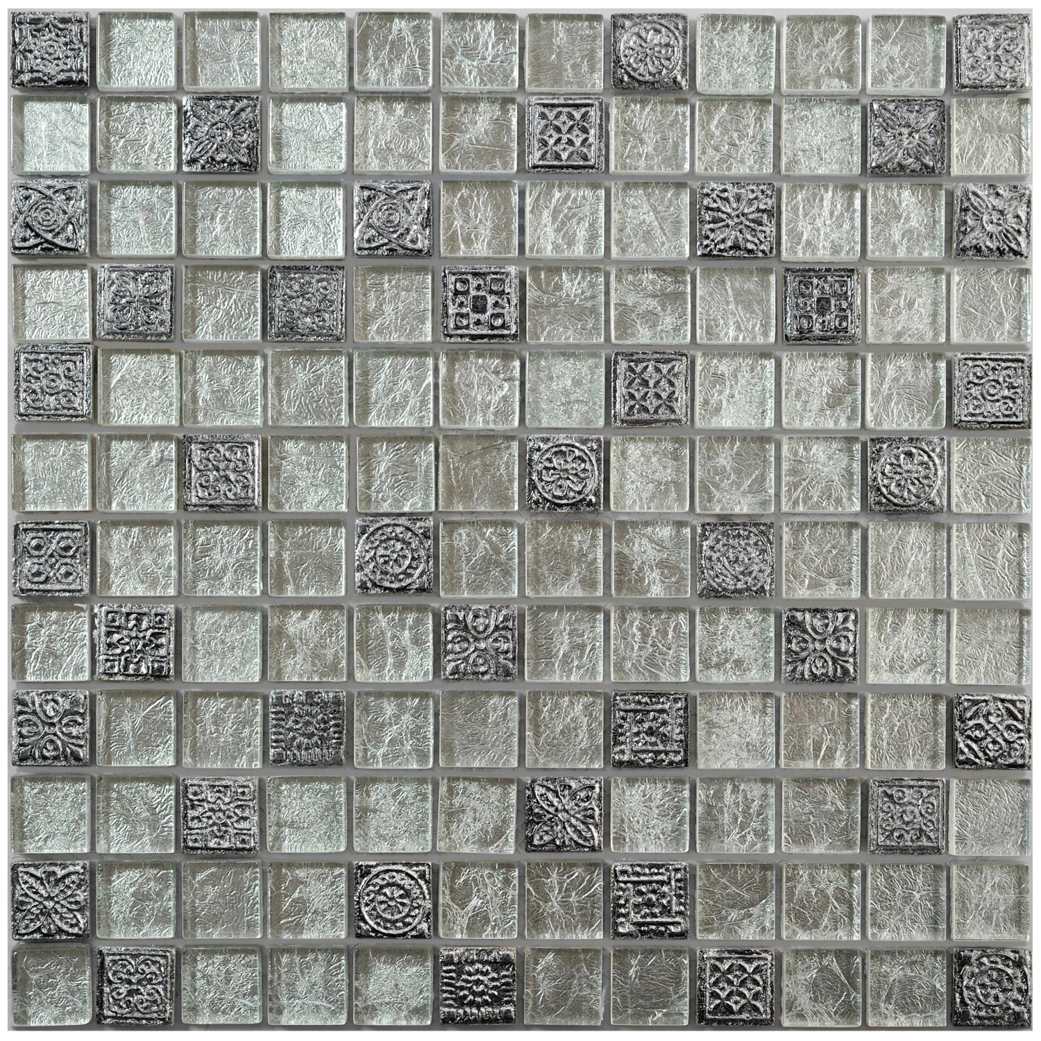 Mozaika kamienno - szklana Inka Silver 30 cm x 30 cm kupuj w OBI