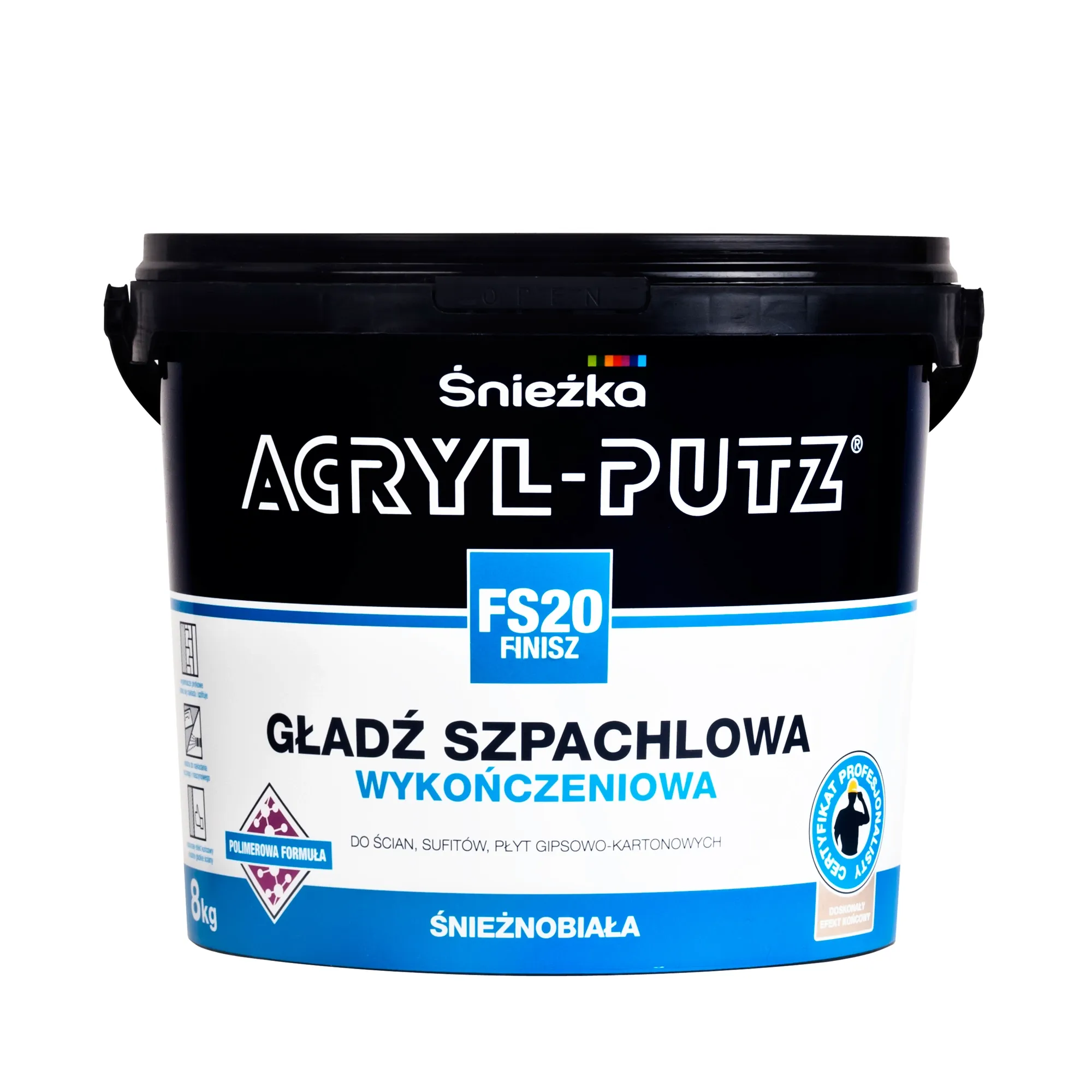 Śnieżka Gładź szpachlowa Acryl Putz FS20 Finisz 8 kg kupuj w OBI