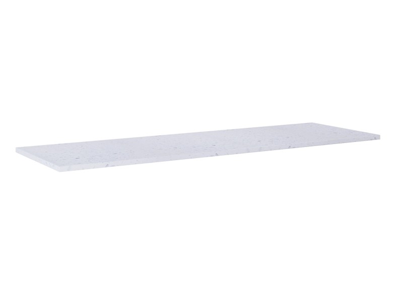 Blat Terrazzo white matt 160 x 46 x 2 cm