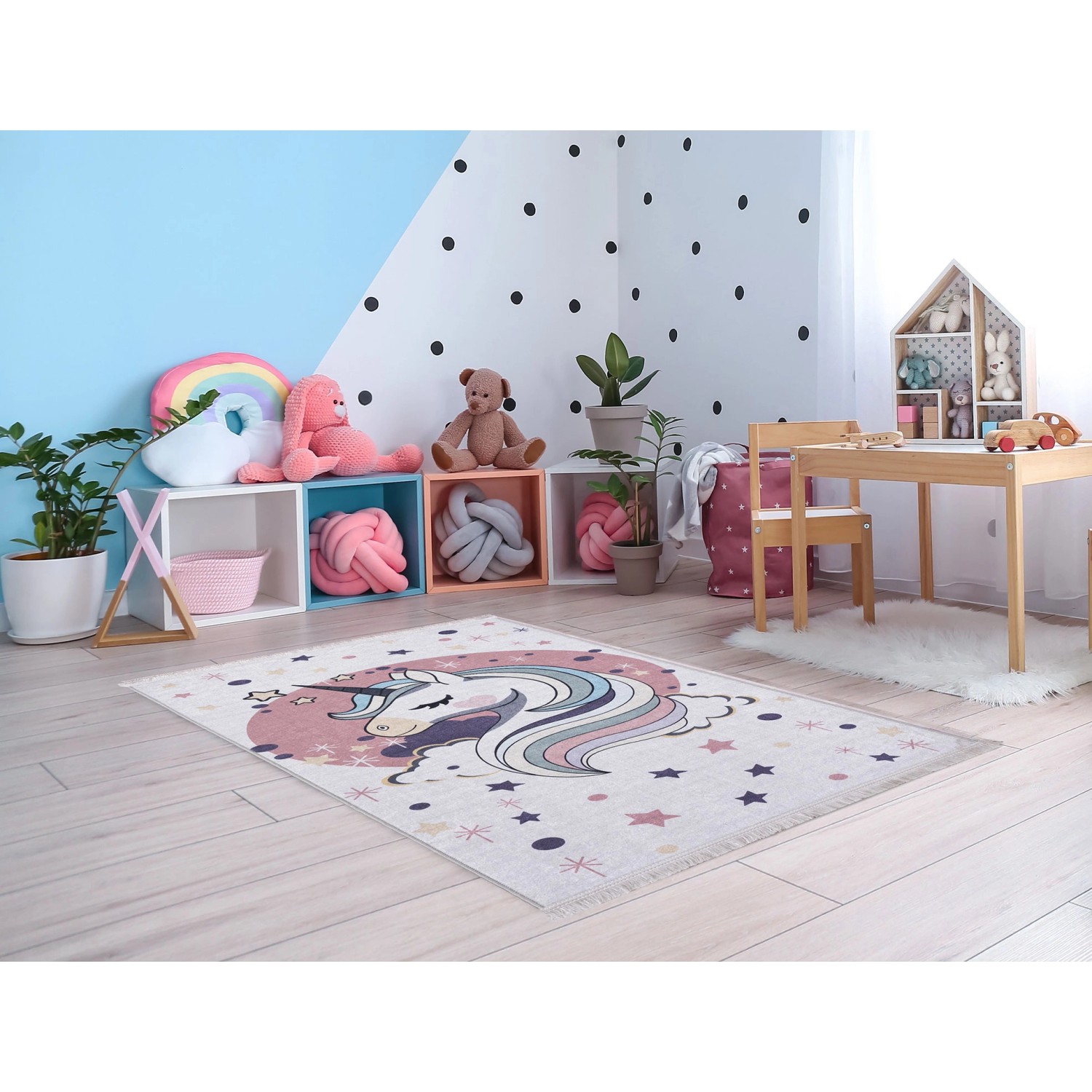 Uniglob Dywan dziecięcy UNICORN 160 x 230 cm multikolor kupuj w OBI