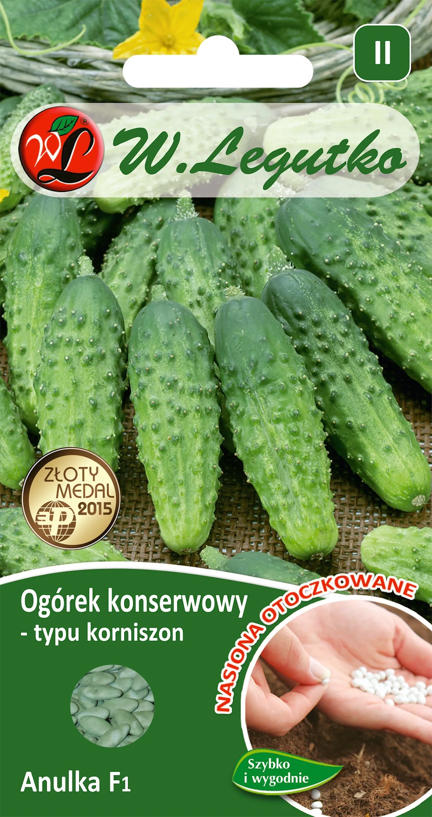 Ogórek Anulka mieszaniec otoczkowana - 50 szt. kupuj w OBI