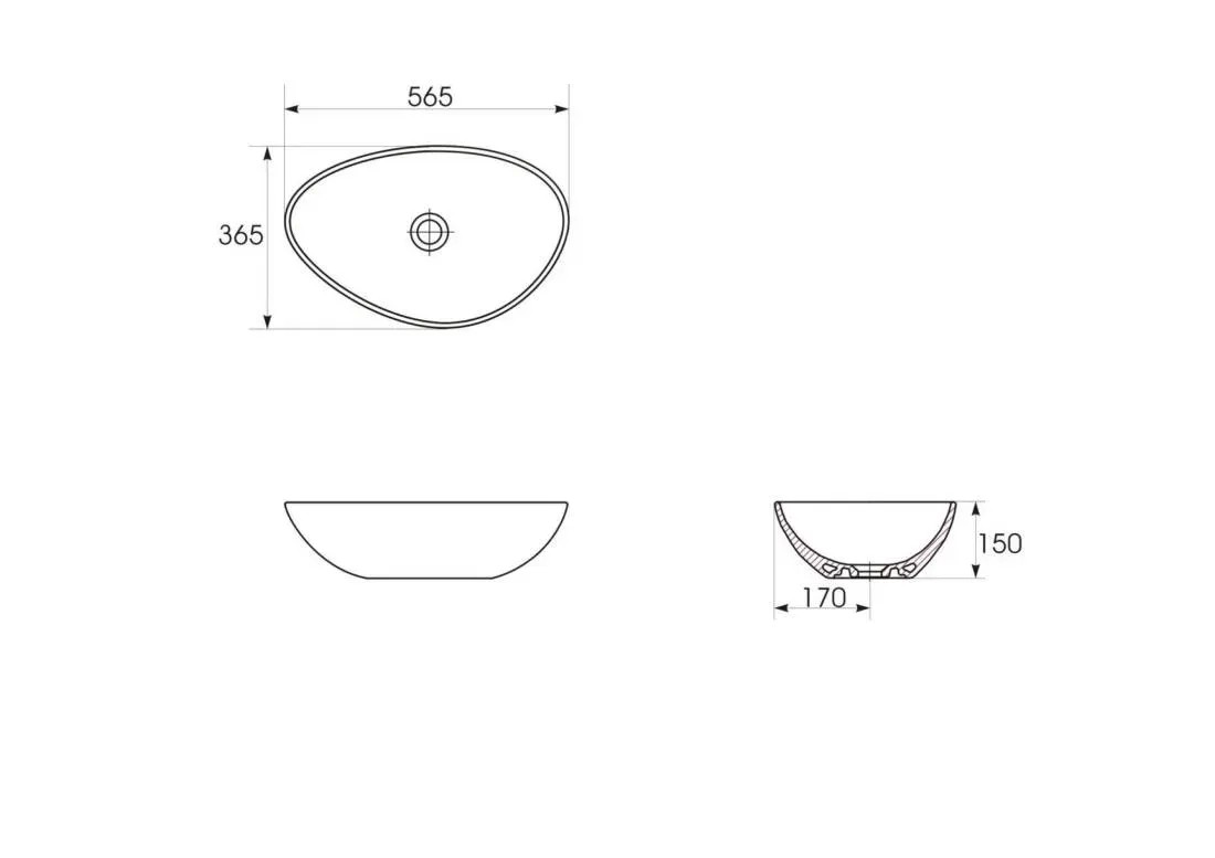 Cersanit Umywalka Moduo 55 nablatowa ceramiczna biała kupuj w OBI