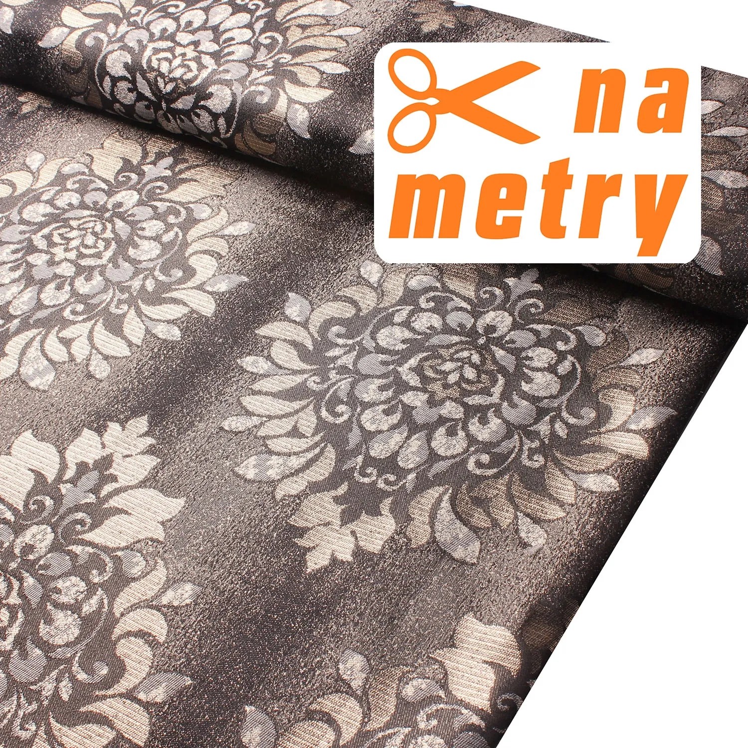 Tkanina Geneva złota 185 cm kupuj w OBI