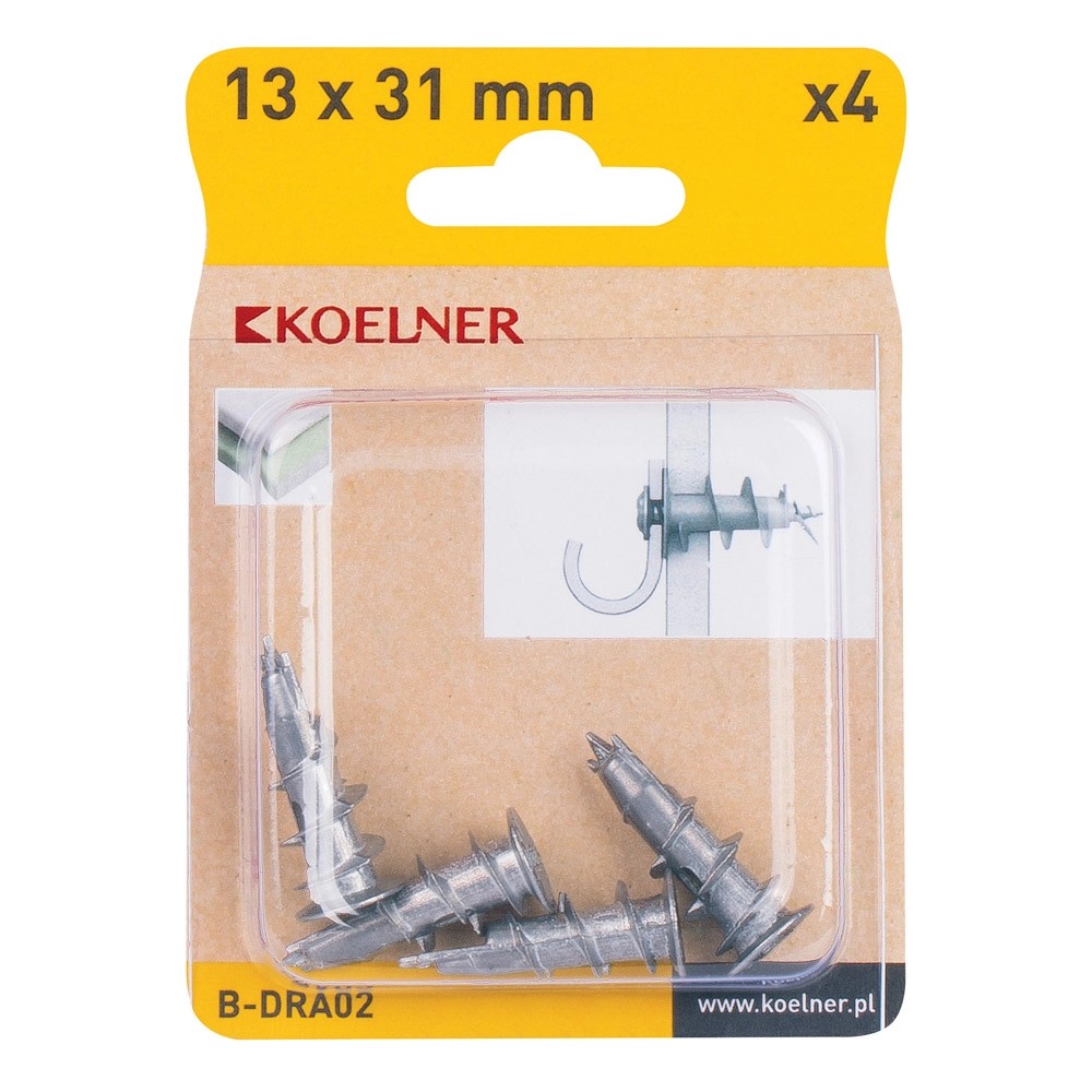 Koelner Kołek driva metal 13x31mm 4szt. kupuj w OBI