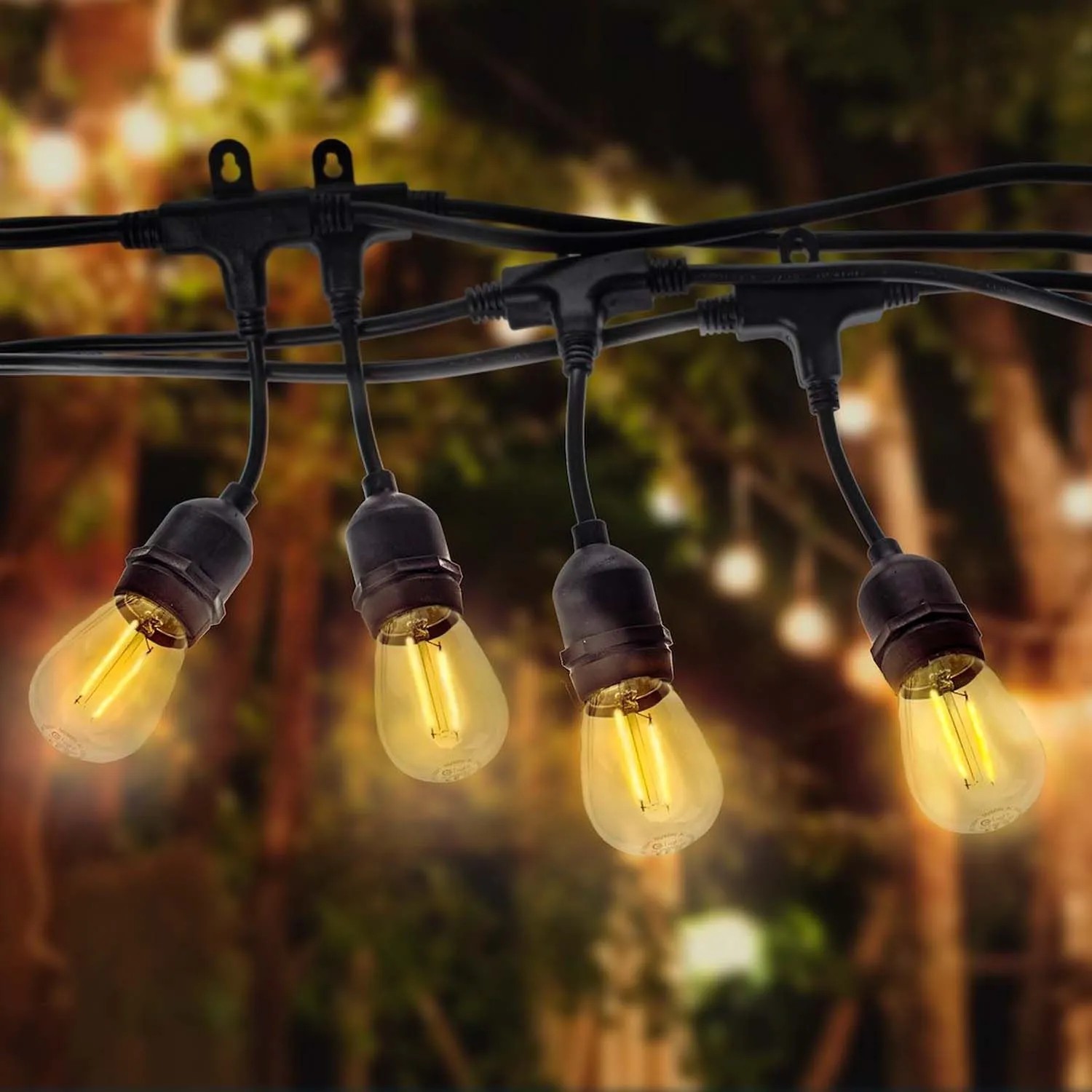 Eko-Light Girlanda ogrodowa 10xE27 1,5W 2700lm czarna 10 m kupuj w OBI