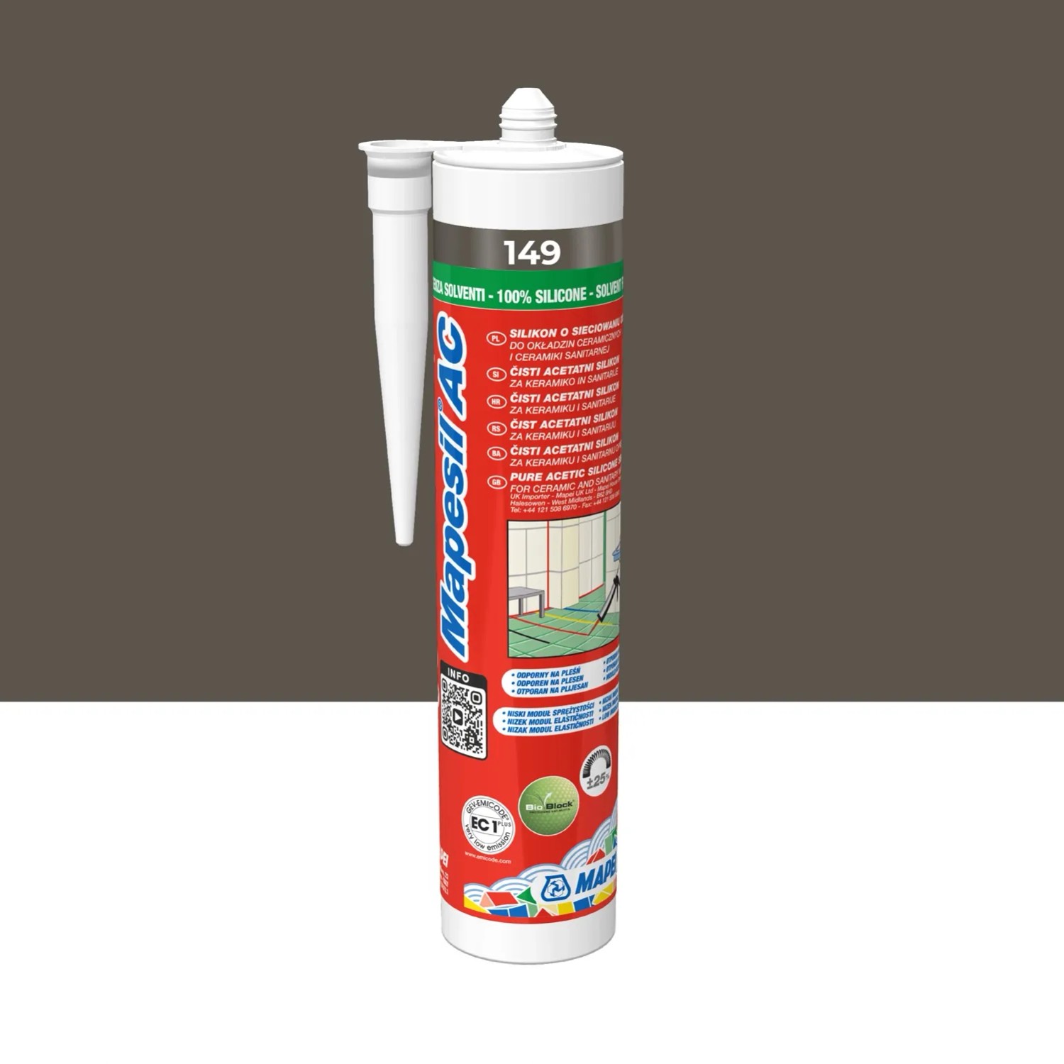 Mapei Silikon Mapesil AC 149 piasek wulkaniczny 310 ml kupuj w OBI