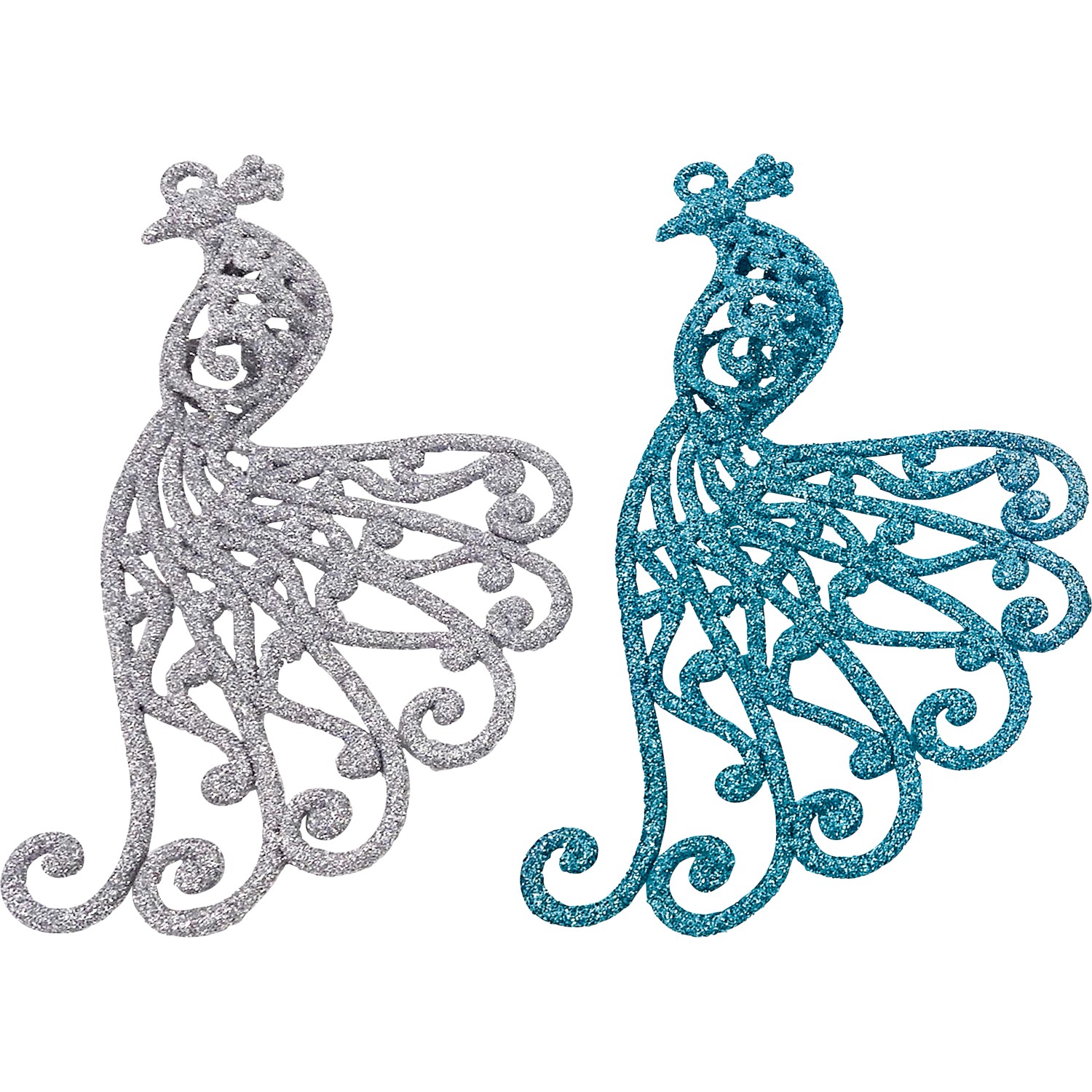 OBI Zawieszka paw niebieska-srebrna 4szt-15,5cm kupuj w OBI