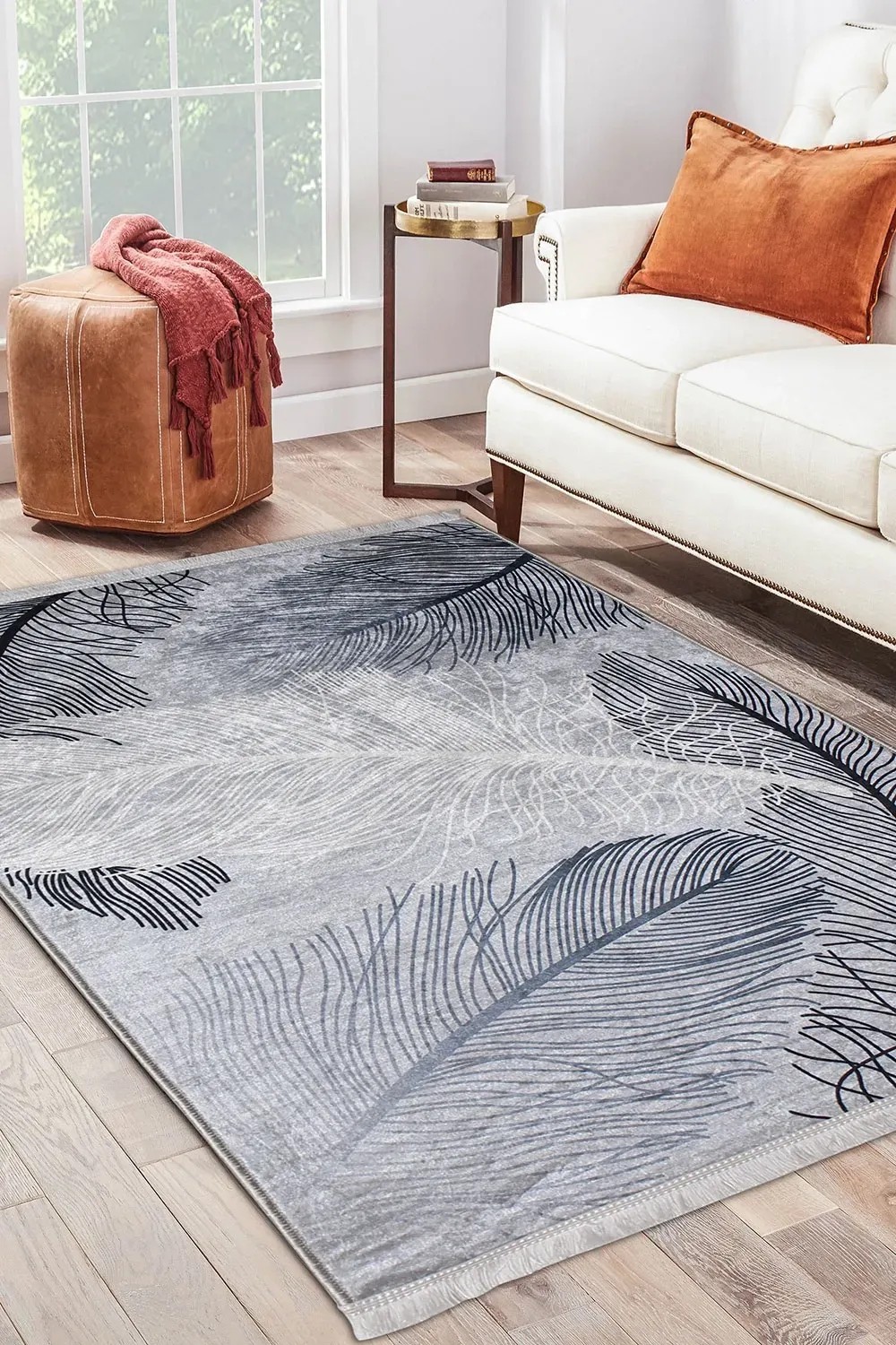 Uniglob Dywan drukowany SAVA 160 x 230 cm szary kupuj w OBI