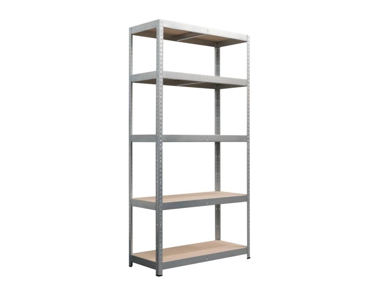 Metalkas Regał metalowy ocynkowany 180 x 80 x 40 cm 5 półek HDF/150 kg ... Metalkas Regał metalowy ocynkowany 180 x 80 x 40 cm 5 półek HDF/150 kg ...