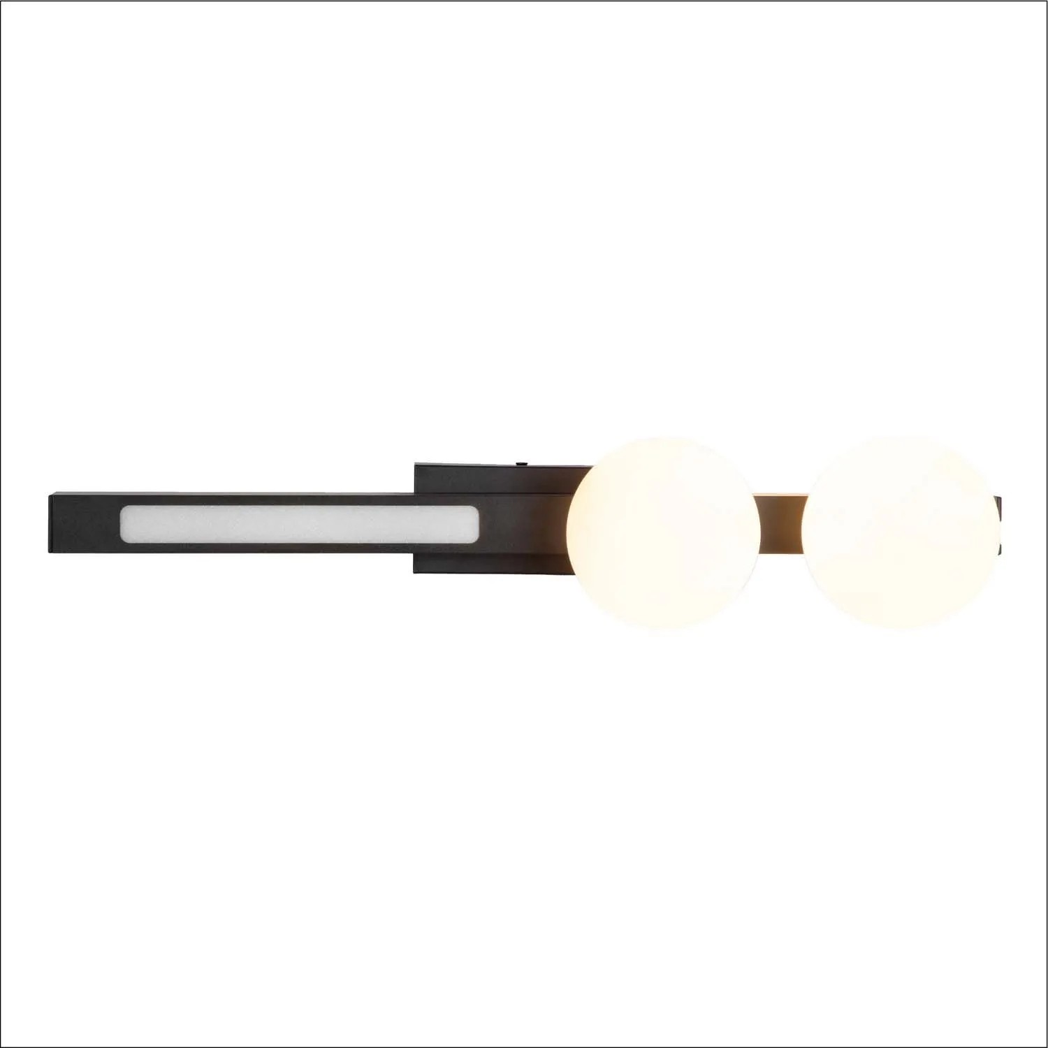 MiLAGRO Kinkiet MAGNET 13W 3000/4000K 1430lm + 2xG9 max.8W LED czarny