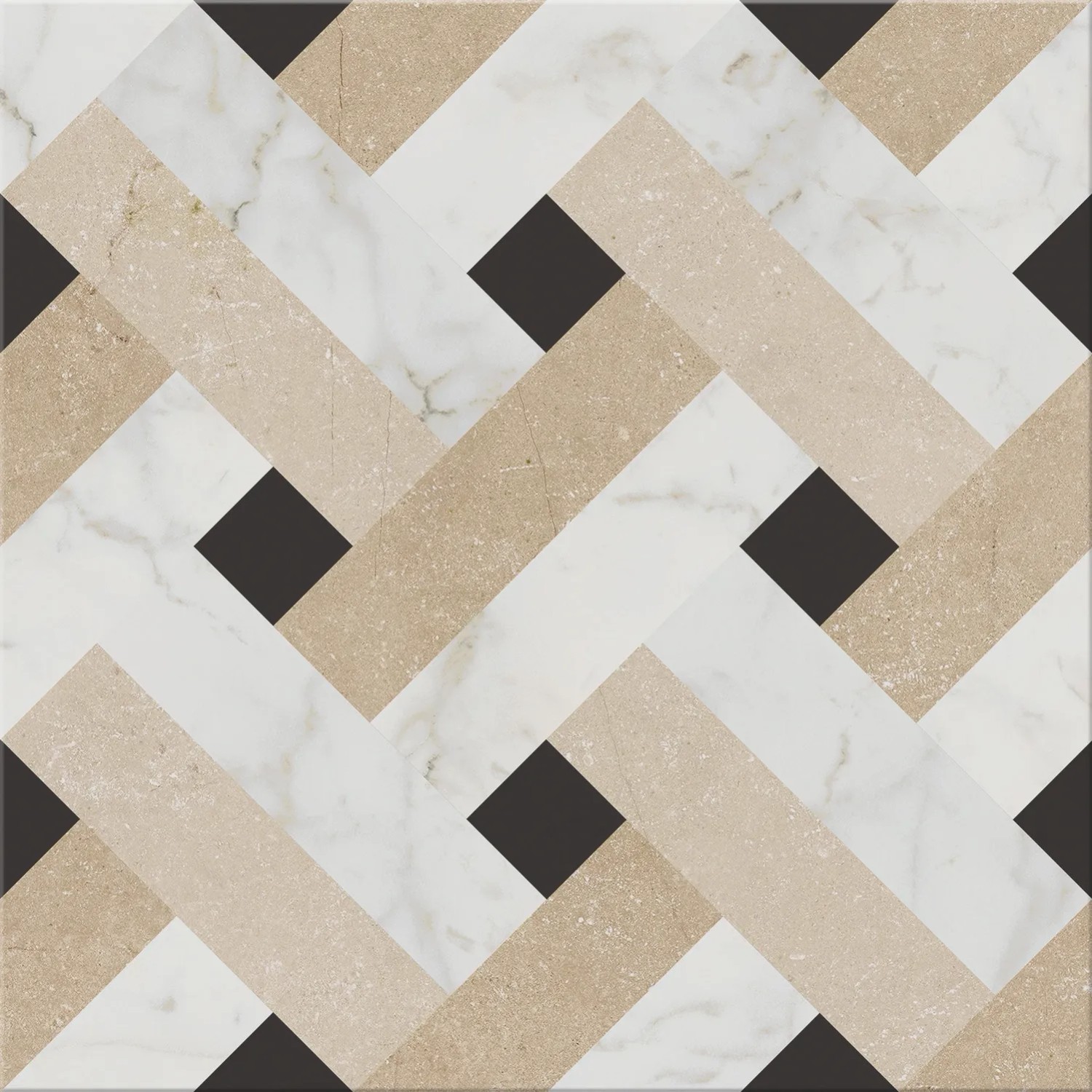 Gres szkliwiony Cadava patchwork 29,8 x 29,8 cm