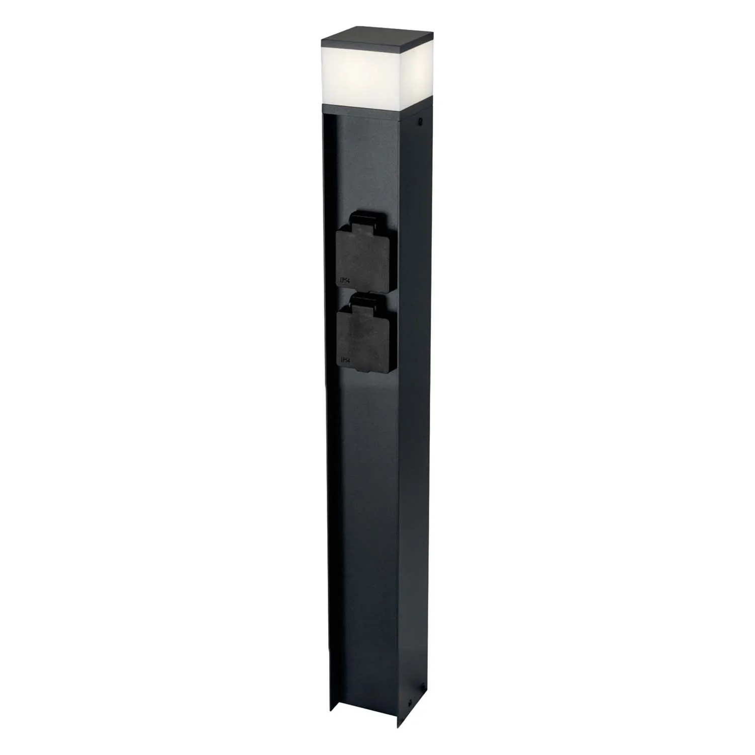 Kanlux Słupek ogrodowy DASTEN 1xG9 11W z gn. francuskim wys. 50cm czarny