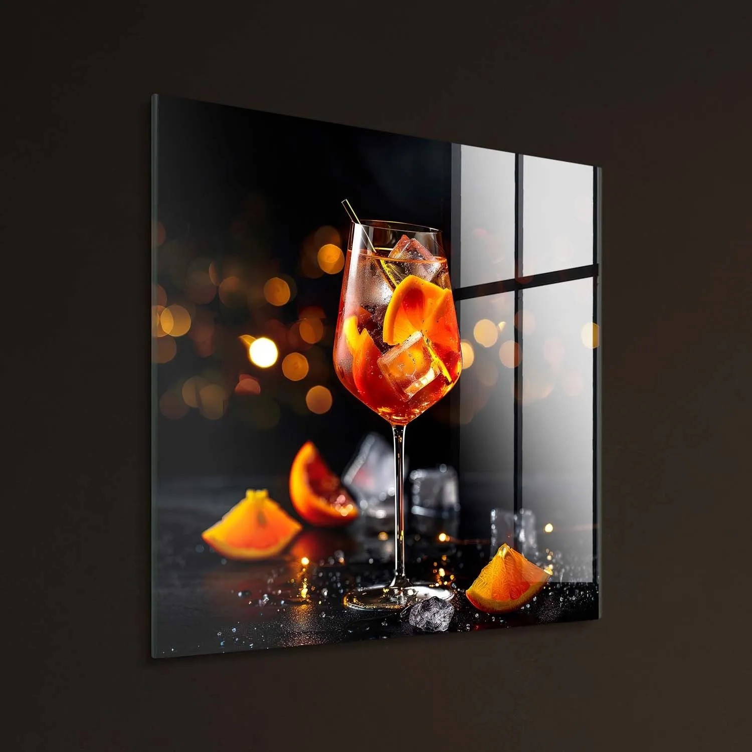 STYLER Obraz Glasspic APEROL GL509 30 x 30 cm