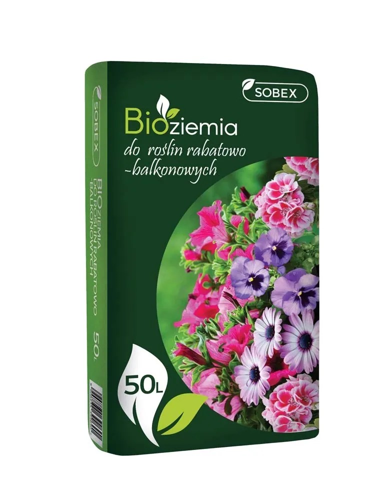 Sobex podłoże BIO do roślin rabatowych/balkonowych - 50 l kupuj w OBI