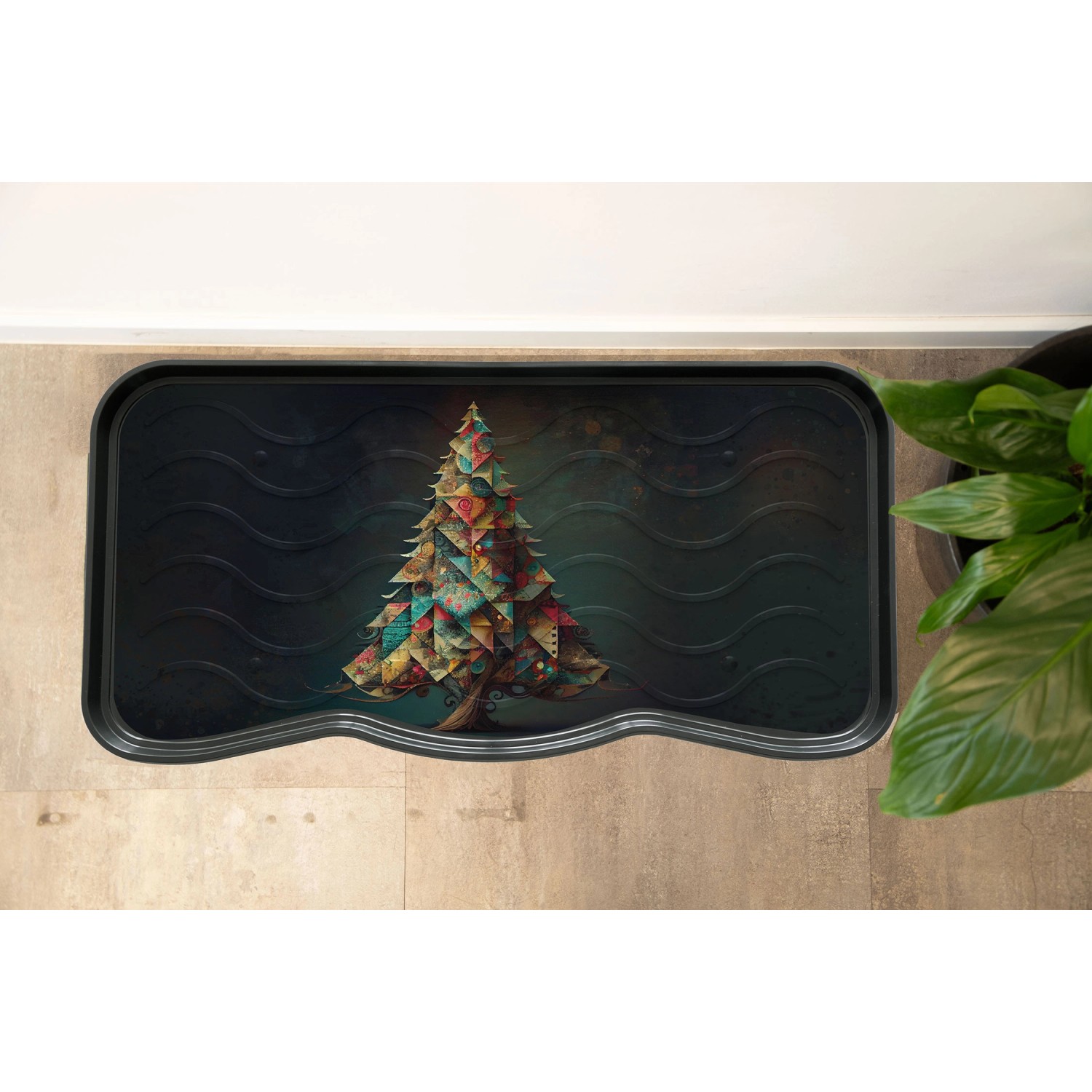 Ociekacz na buty z nadrukiem Christmas Tree 38 x 75 cm kupuj w OBI