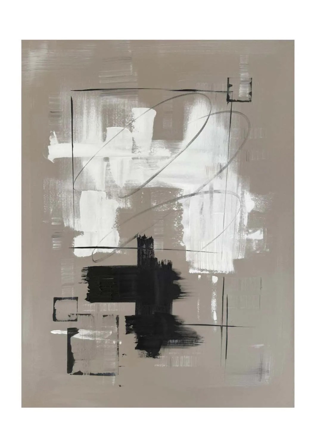 Frames Factory Obraz CANVAS 2 MAL 60 x 80 cm