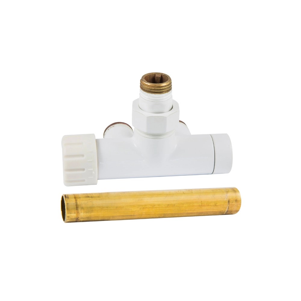 Schlösser Przyłącze jednootworowe białe L50 1/2"xM22 kupuj w OBI