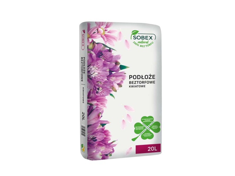 Sobex podłoże beztorfowe do kwiatów - 20 l kupuj w OBI