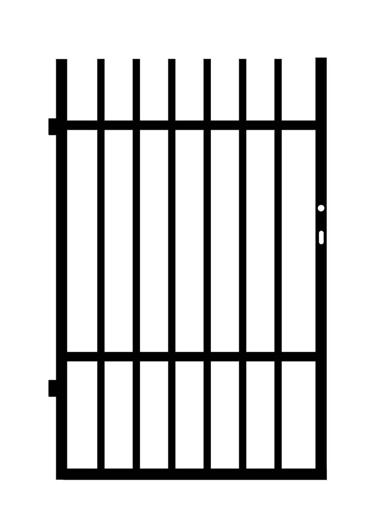 Jarmex Furtka ogrodzeniowa Roma lewa 90 cm x 140 cm kupuj w OBI